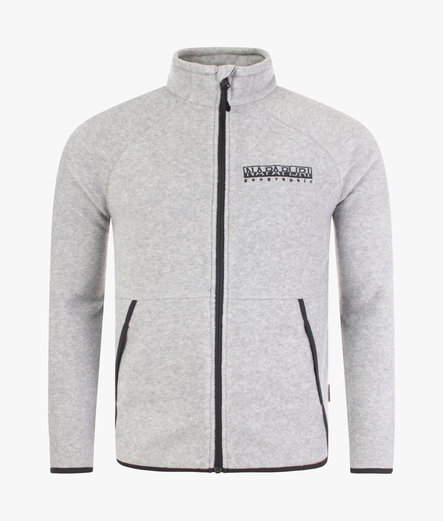 Tear Box Zip Through Fleece Medium Grey Mel | Napapijri | EQVVS