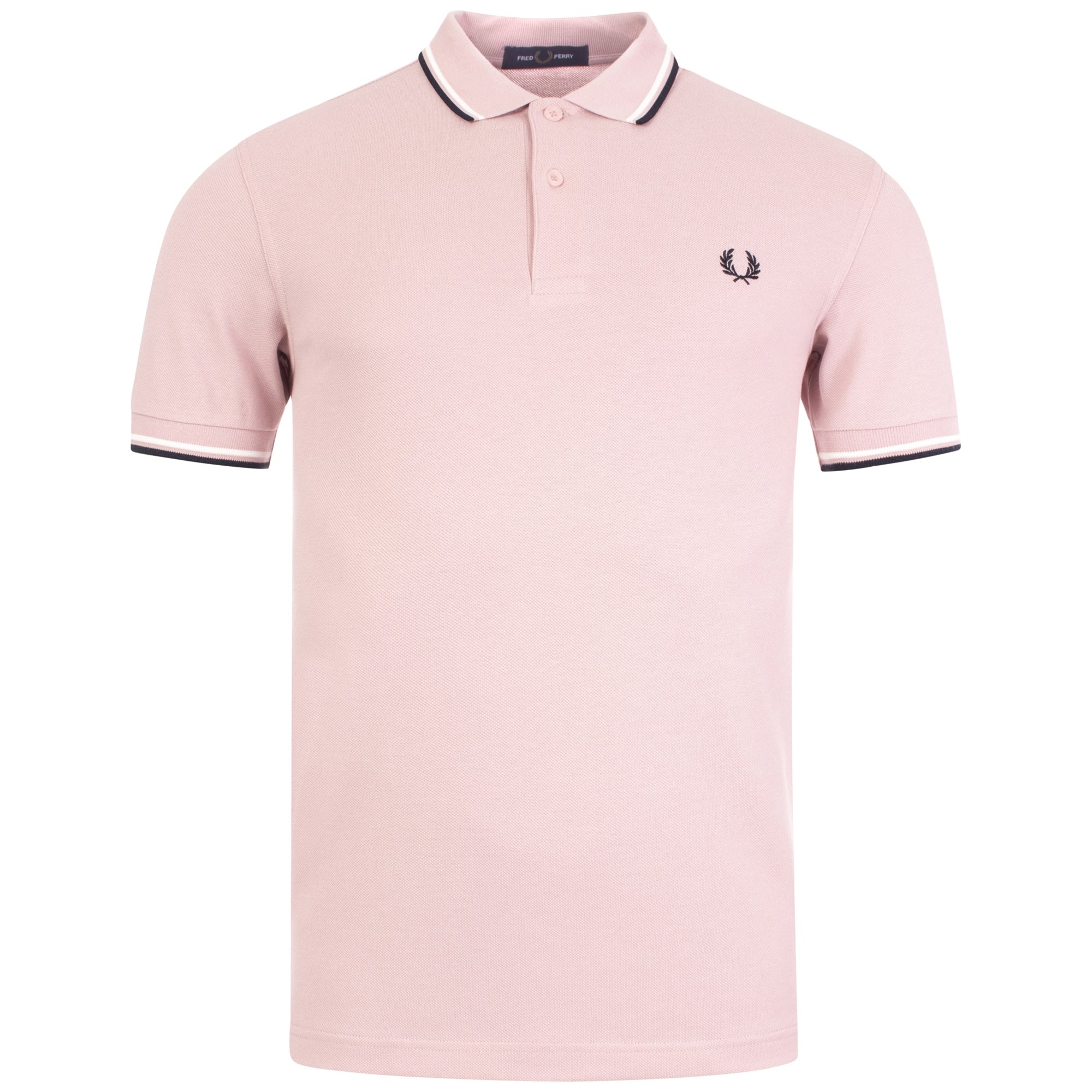 Twin Tipped Polo Chalky Pink |Fred Perry | EQVVS