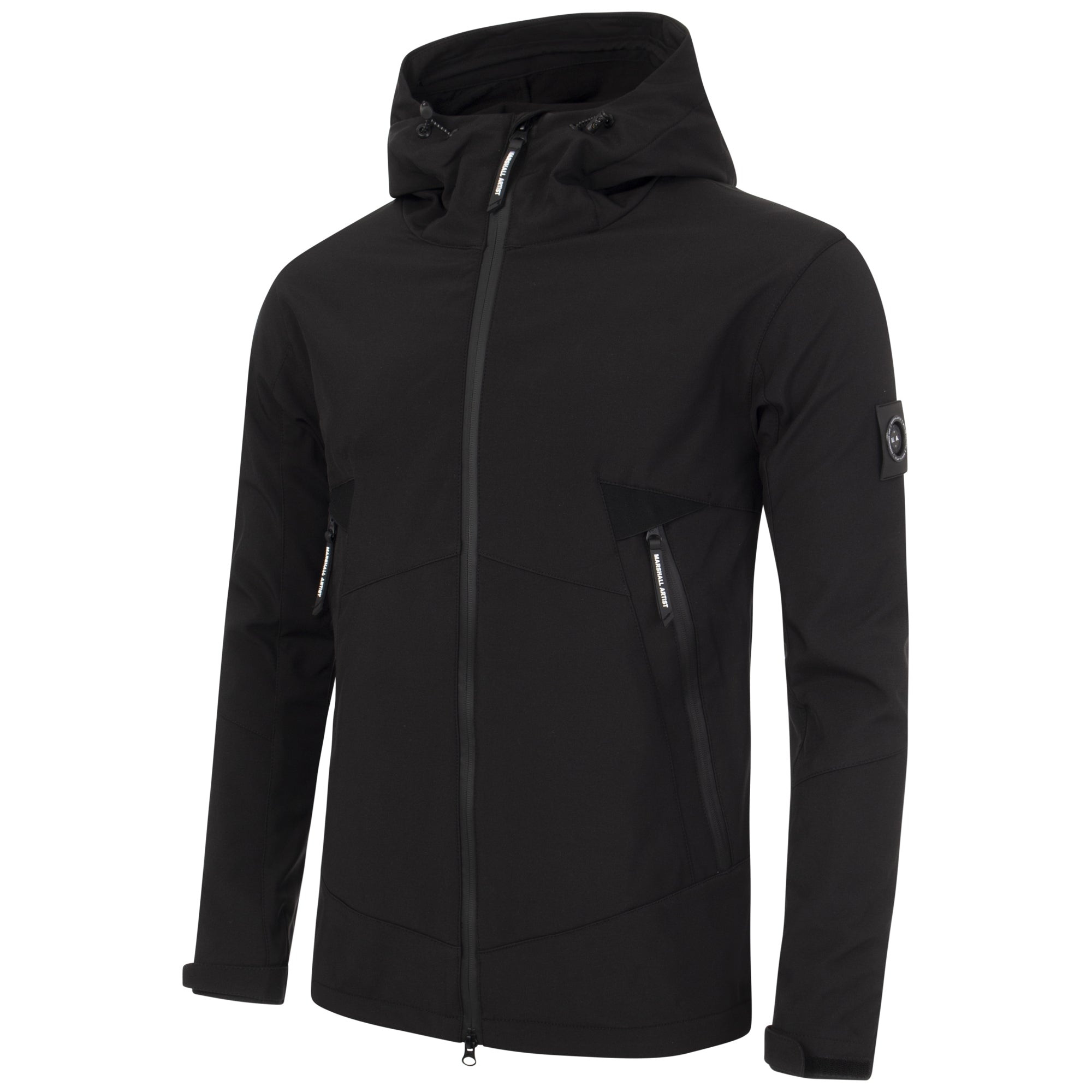 Marshall Artist Softshell Jacket in Black | EQVVS