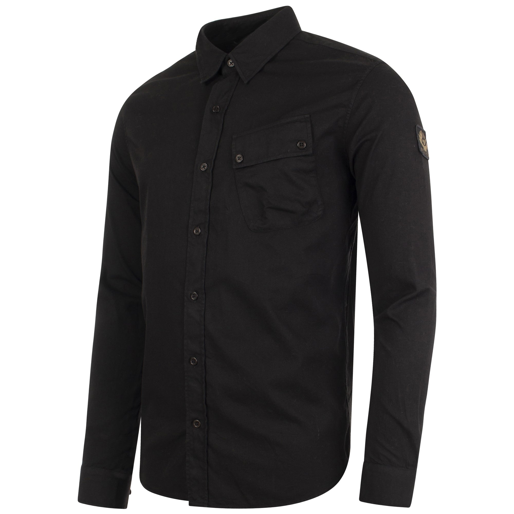 Pitch Twill Shirt Black | Belstaff | EQVVS