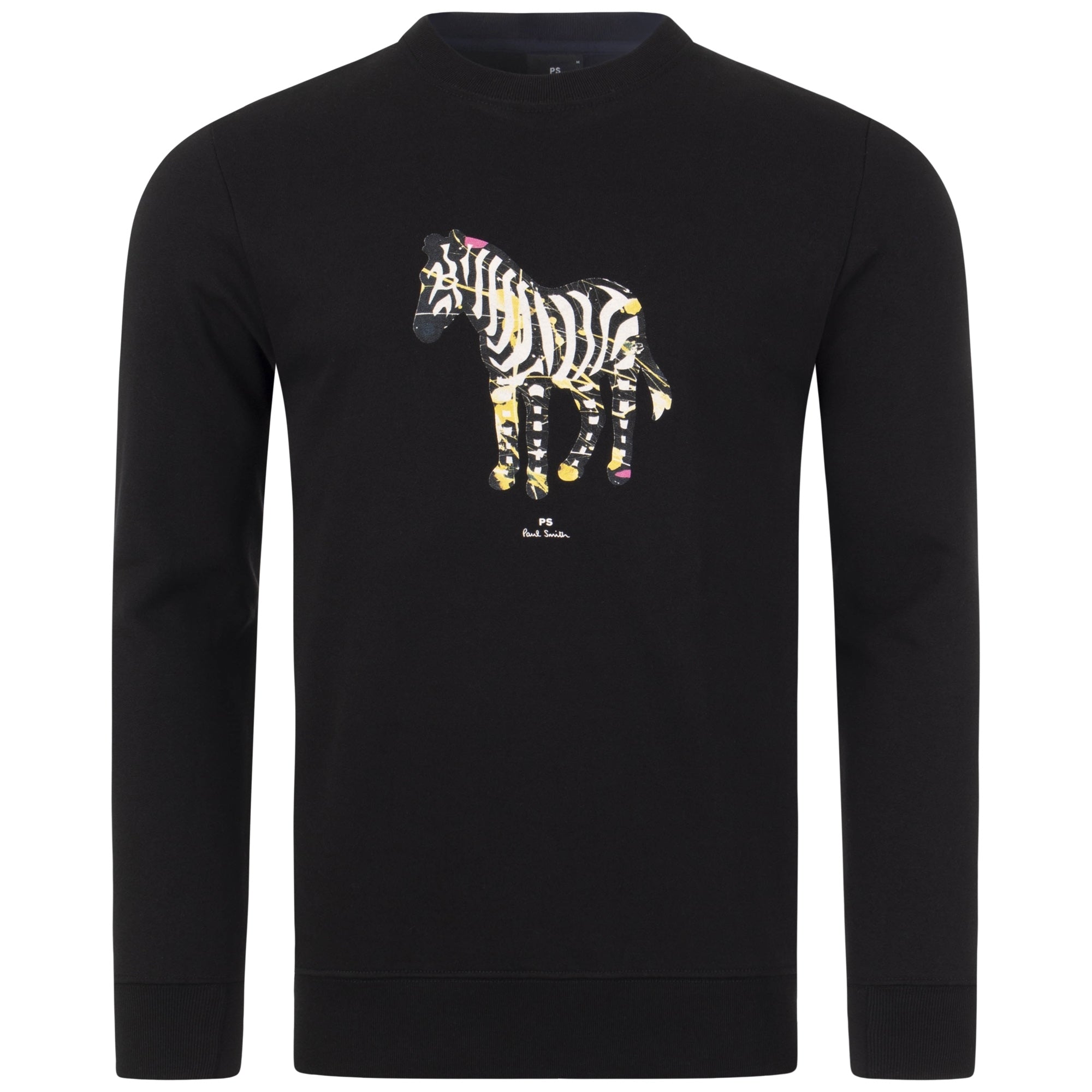 Zebra Print Sweatshirt Black | PS Paul Smith | EQVVS
