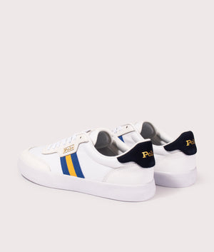 Court VLC Low Top Sneakers White-Navy | Polo Ralph Lauren | EQVVS