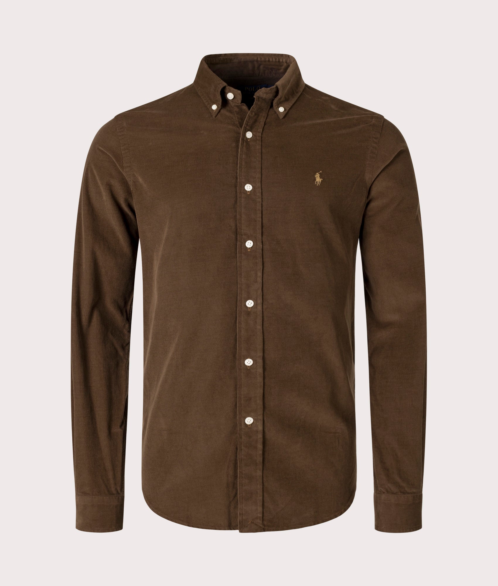 Custom Fit Corduroy Shirt Chocolate | Polo Ralph Lauren | EQVVS