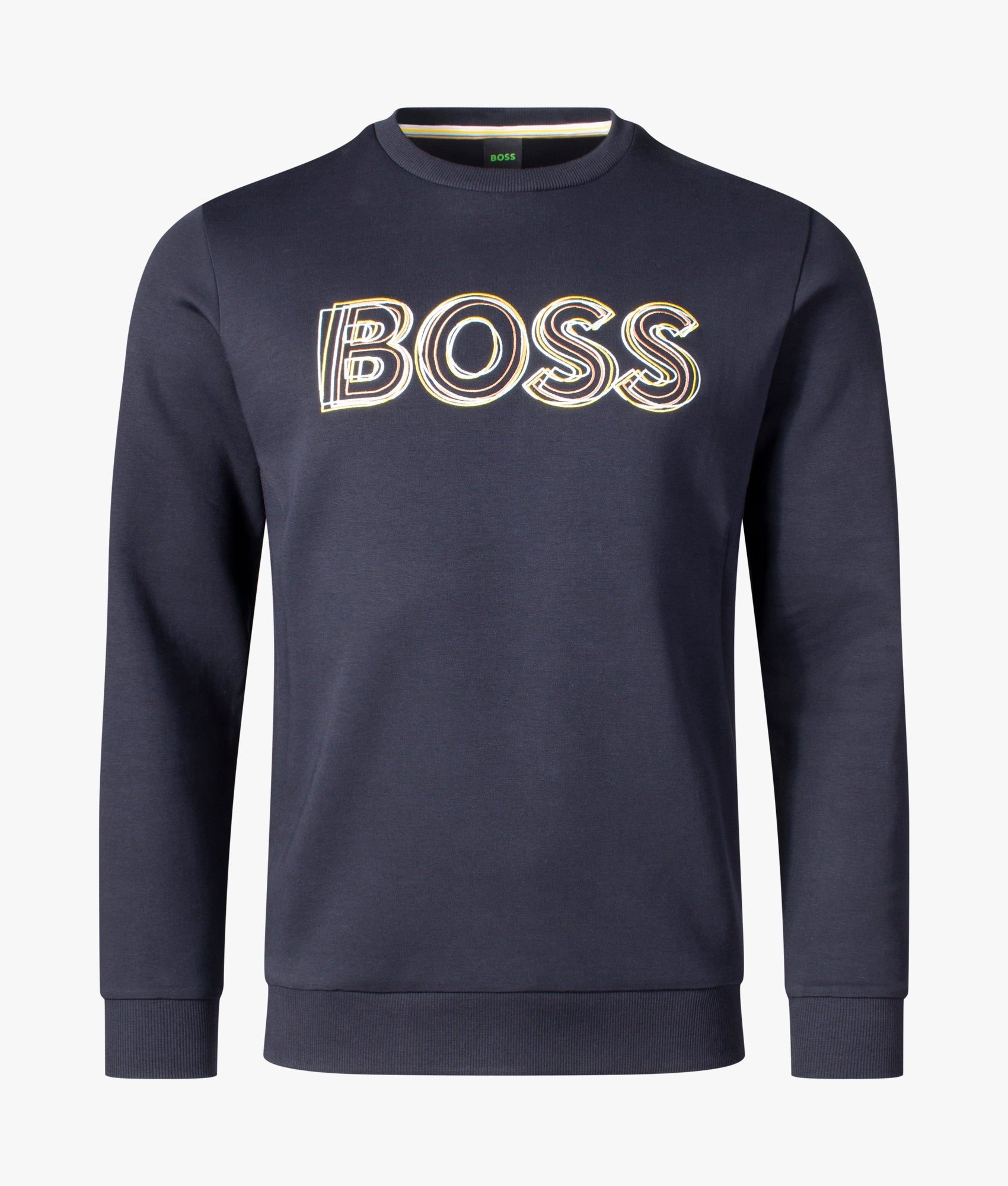Salbo 1 Sweatshirt Dark Blue | BOSS | EQVVS