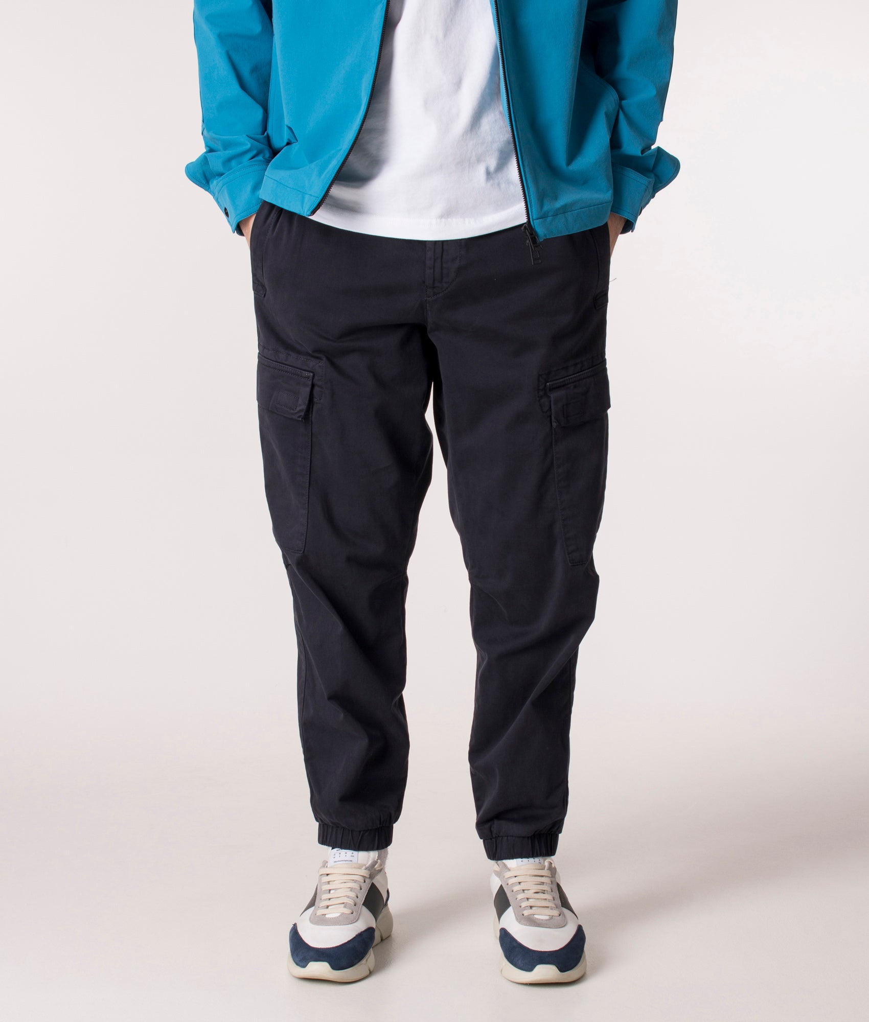 Relaxed Fit Sisla 1 Cargos Dark Blue | BOSS | EQVVS
