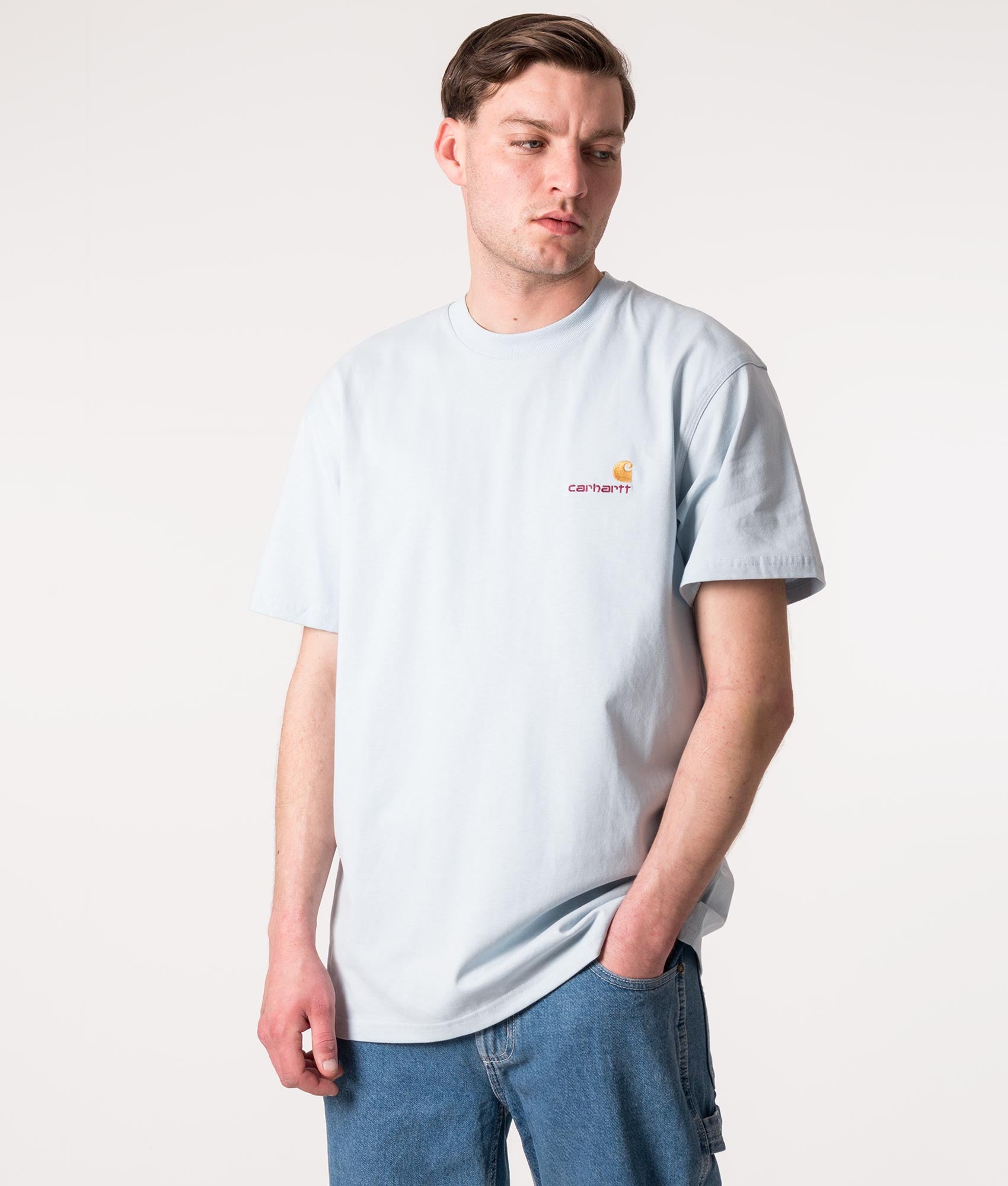 Relaxed Fit American Script T-Shirt Icarus | Carhartt WIP | EQVVS
