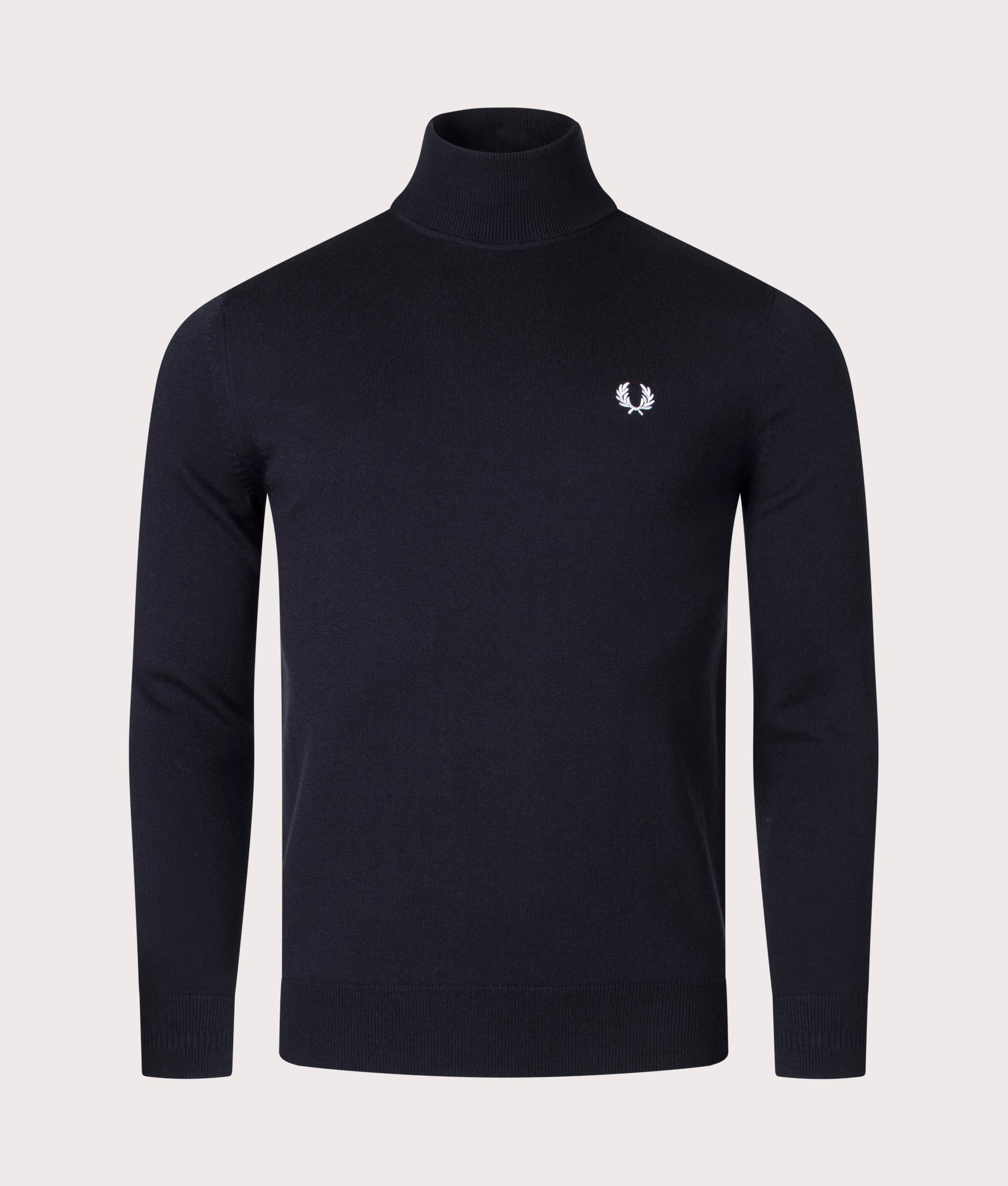 Roll Neck Jumper Black | Fred Perry | EQVVS
