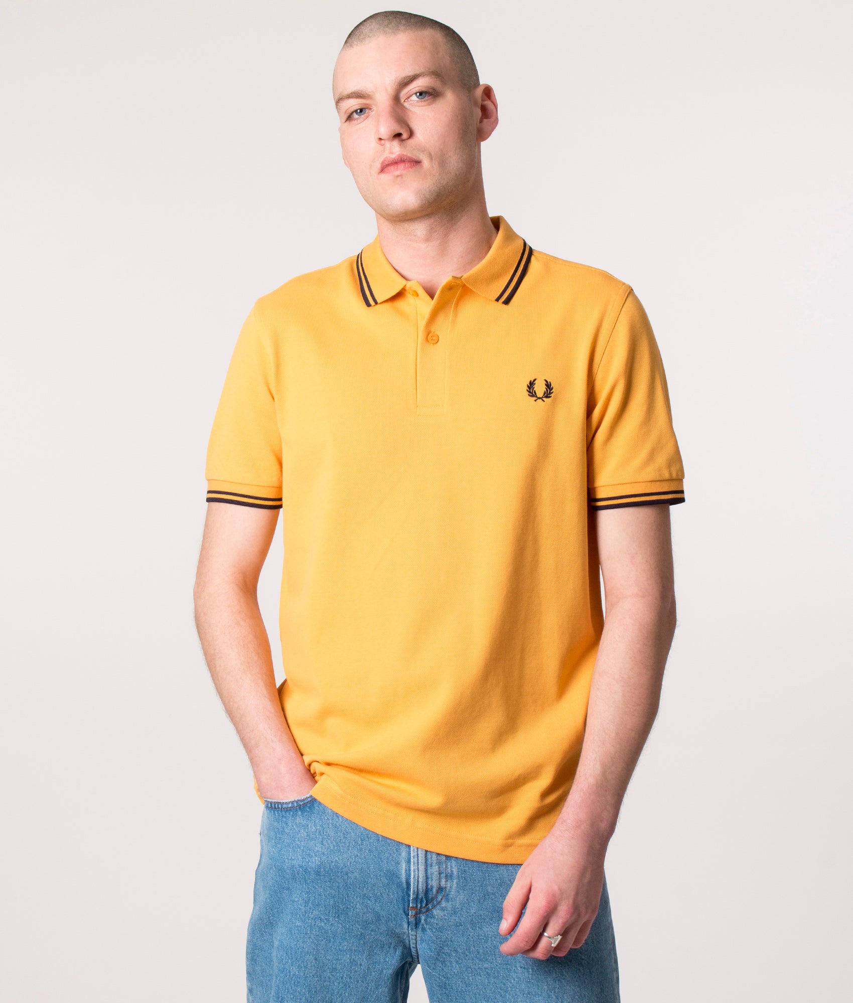 Twin Tipped Fred Perry Polo Shirt Golden Hour | Fred Perry | EQVVS