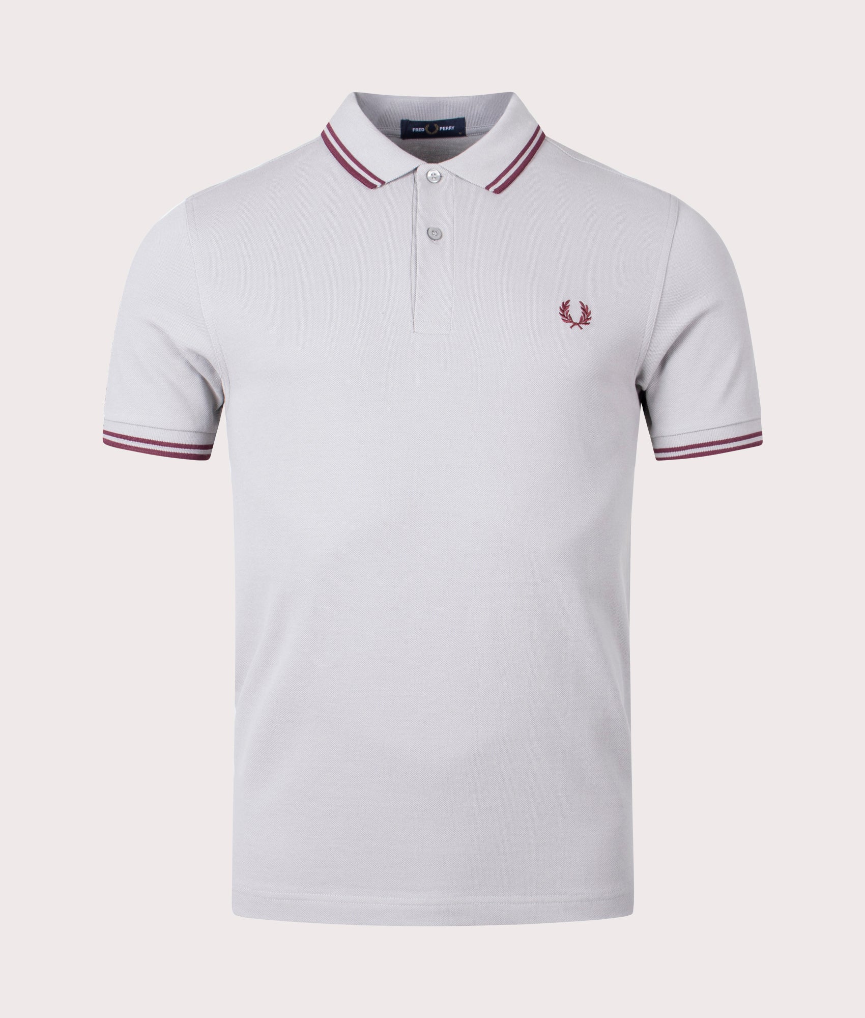 Regular Fit Twin Tipped Fred Perry Polo Shirt Limestone | Fred Perry ...