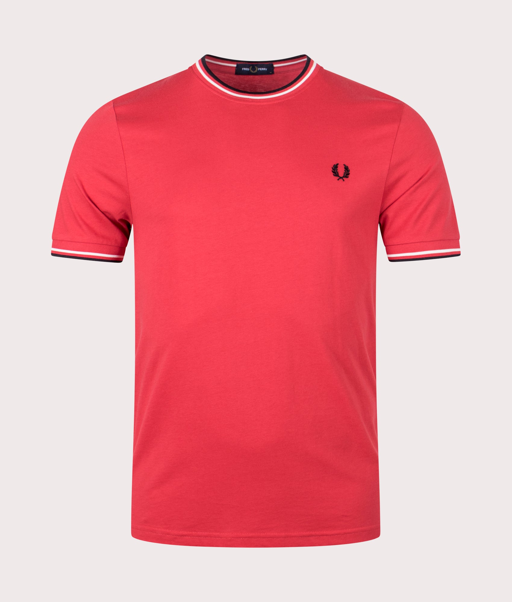 Twin Tipped T-Shirt Washed Red | Fred Perry | EQVVS