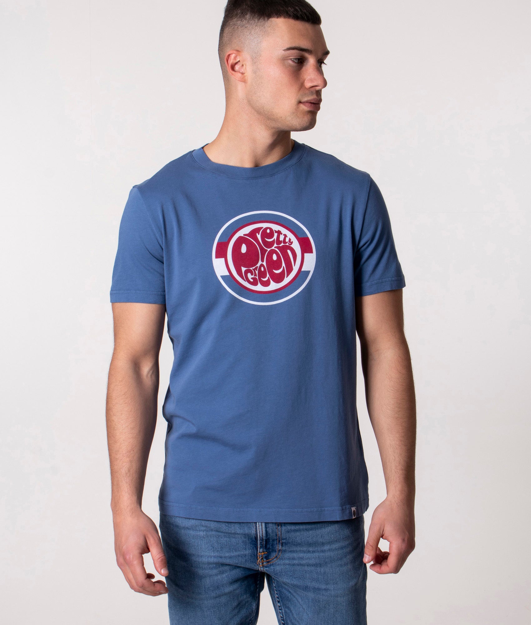 Tilby Logo T-Shirt Blue | Pretty Green | EQVVS