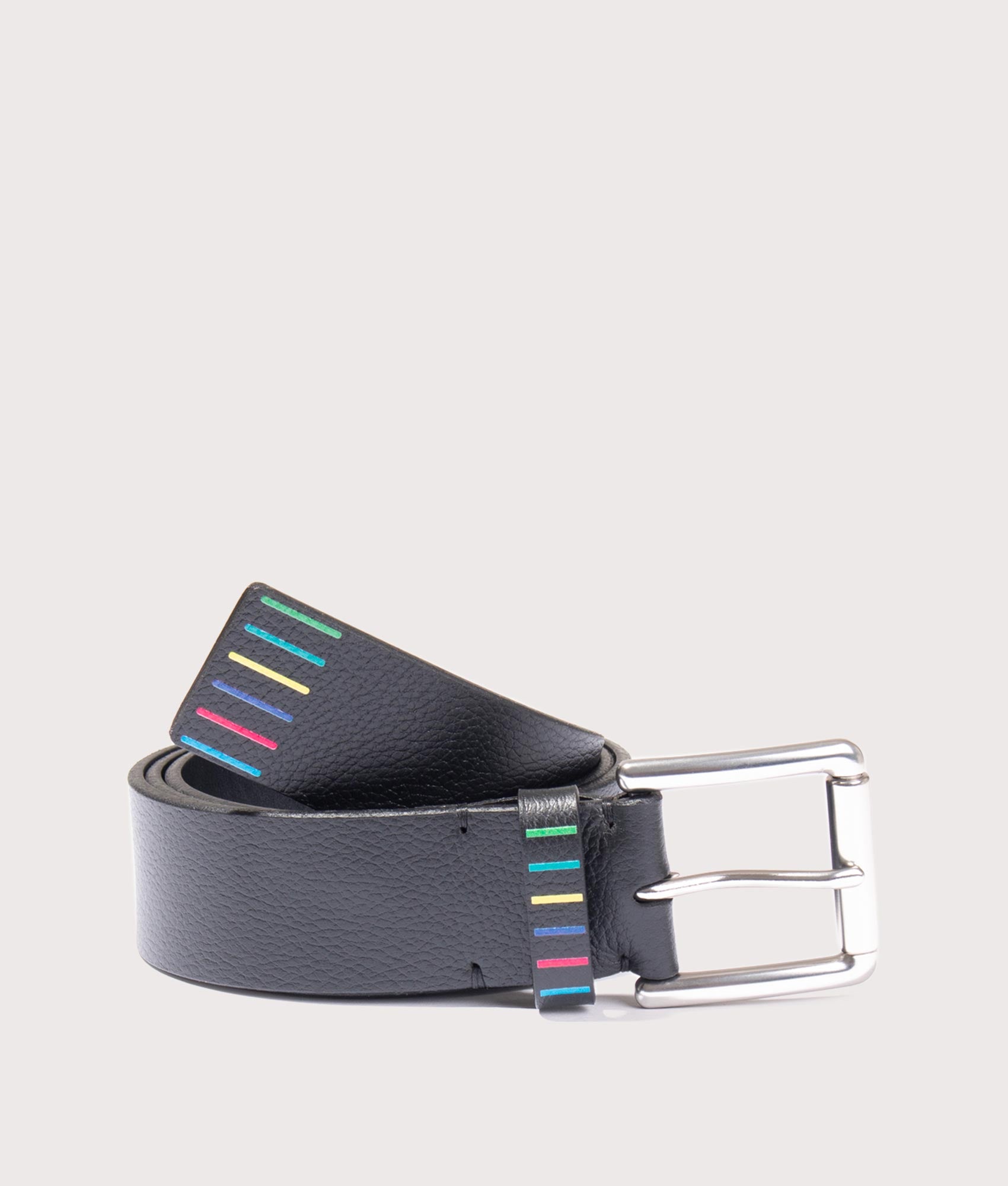 PS Reflective Logo Belt Black | PS Paul Smith | EQVVS