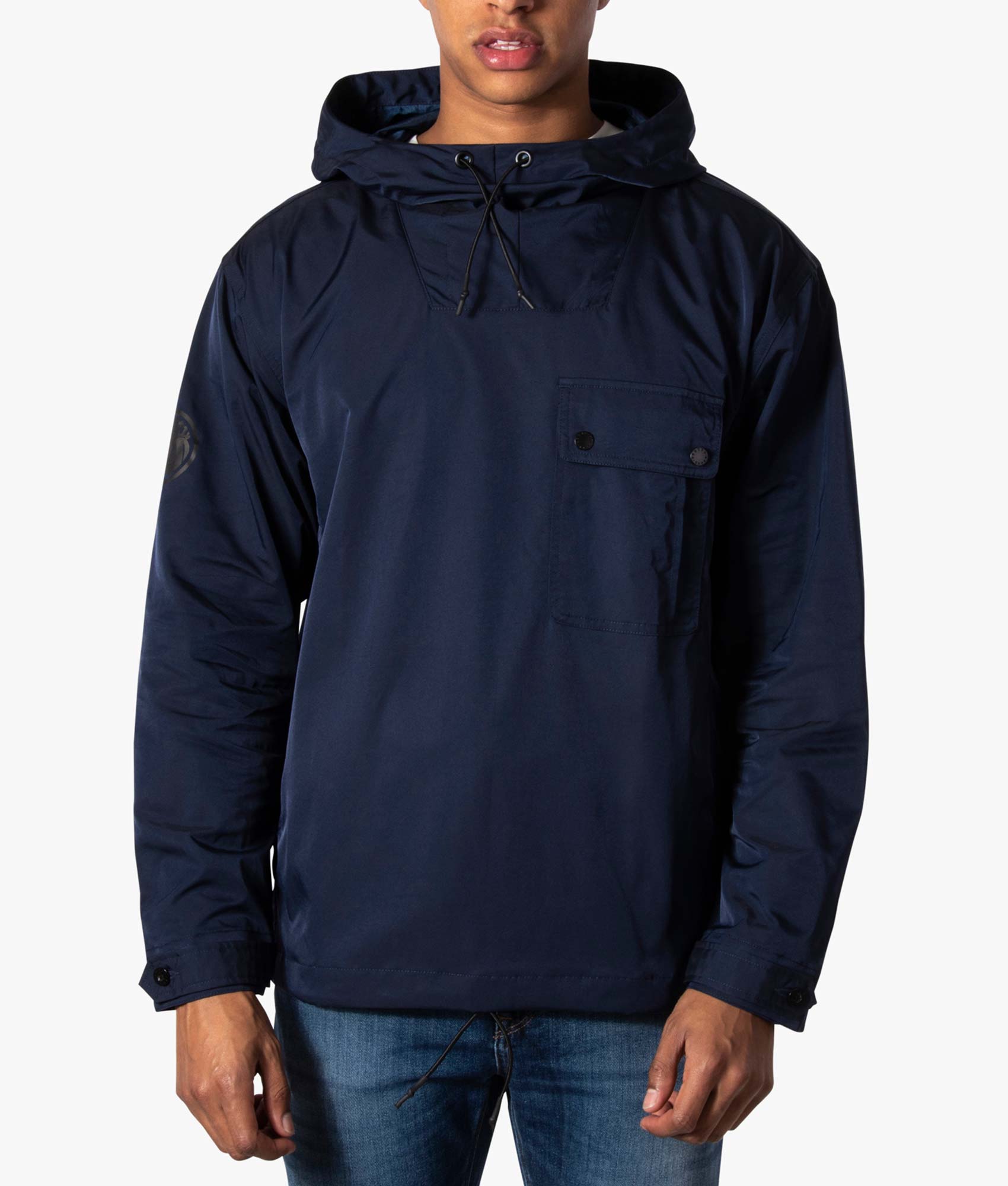 Leporis Nylon Smock Navy | Pretty Green | EQVVS