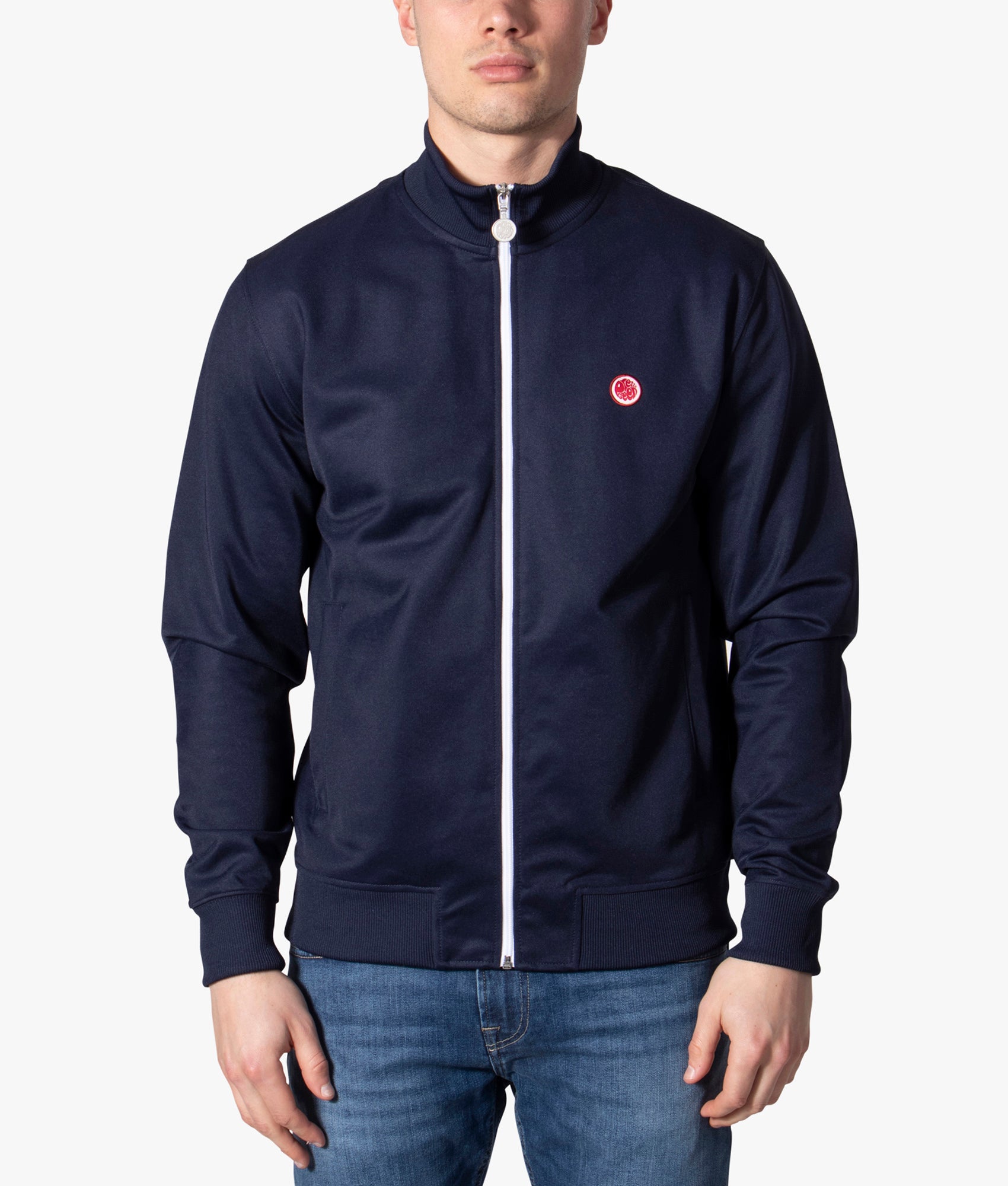 Tilby Track Top in Navy | Pretty Green | EQVVS