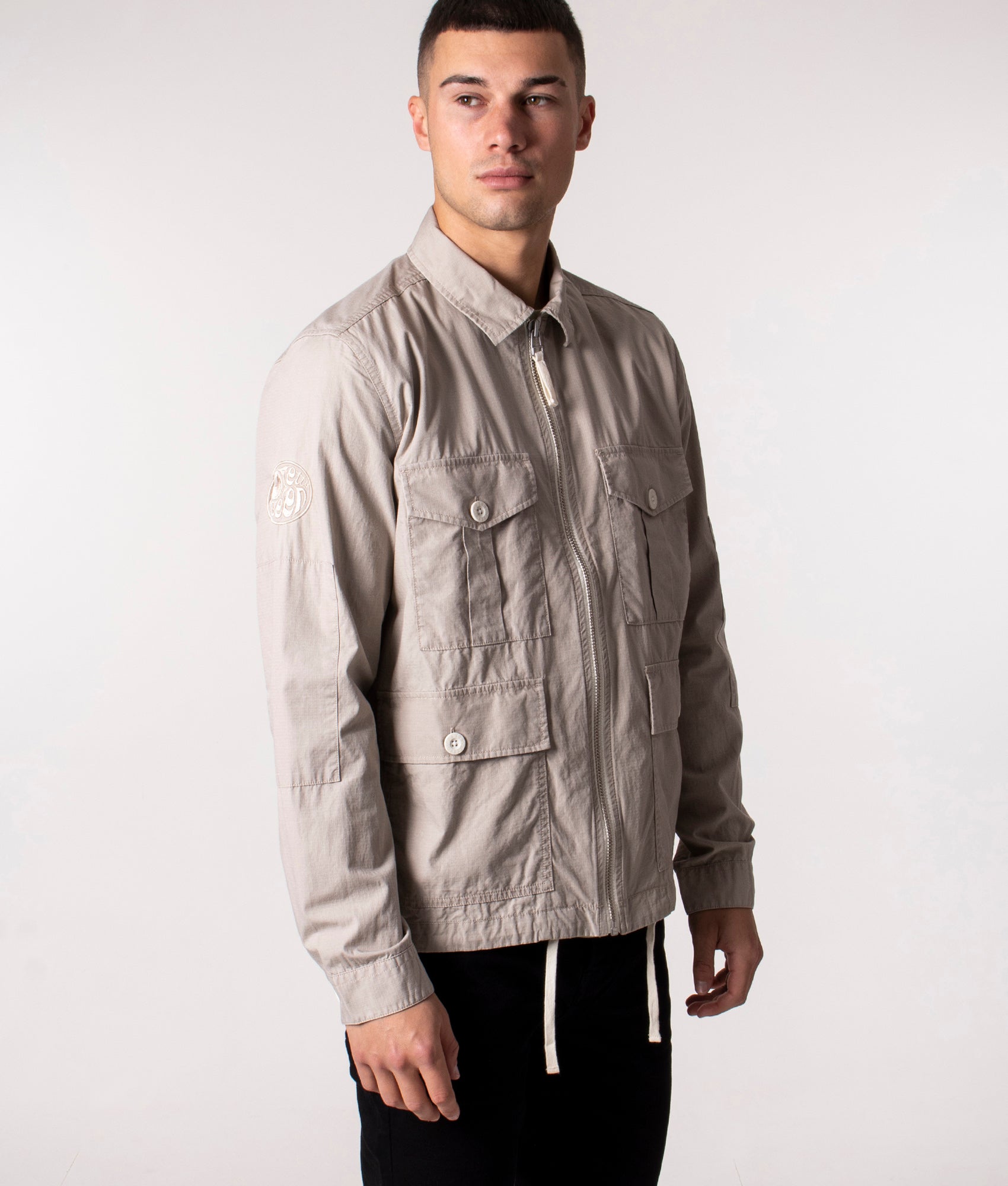 Creedence Overshirt Sand | Pretty Green | EQVVS