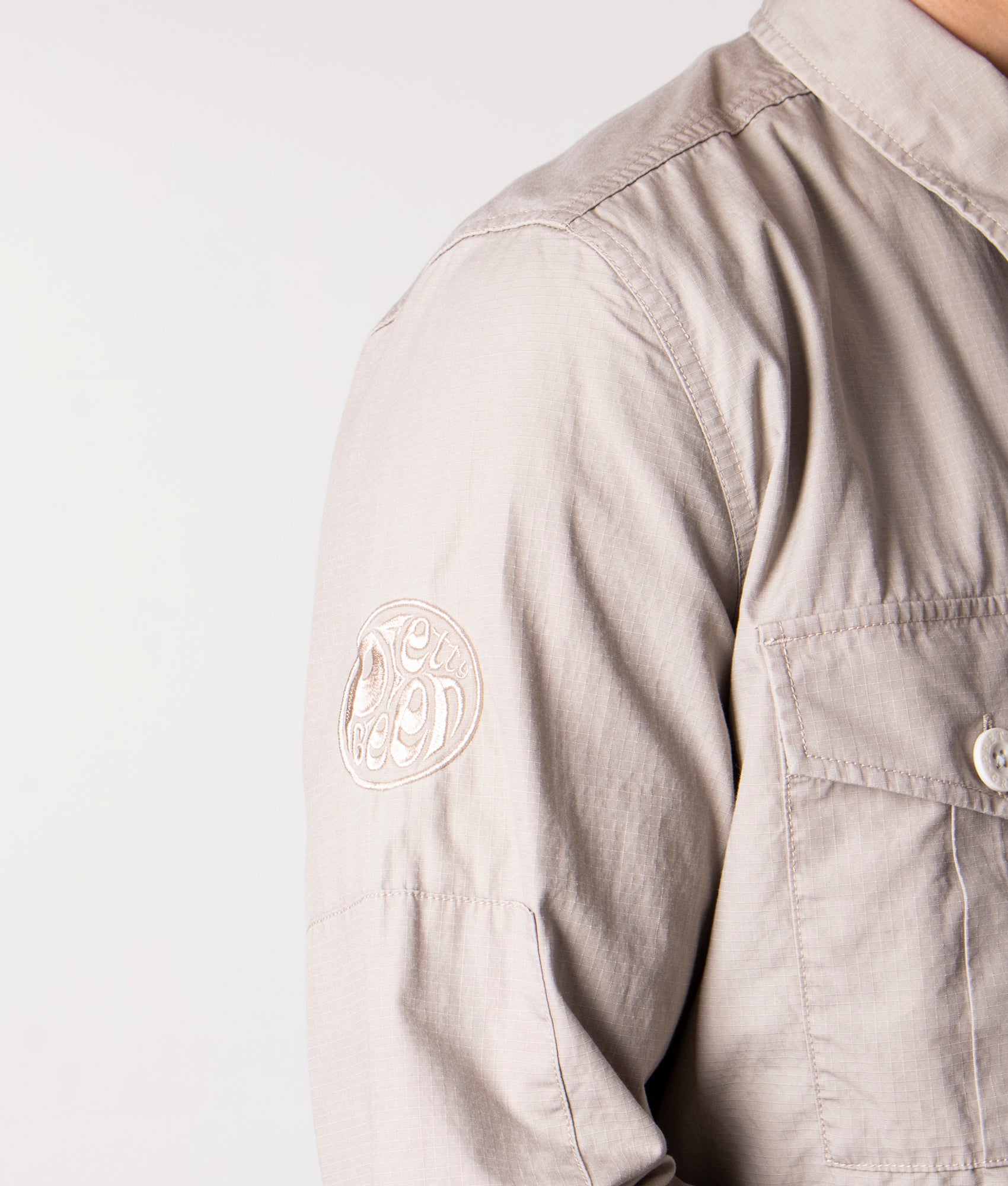 Creedence Overshirt Sand | Pretty Green | EQVVS