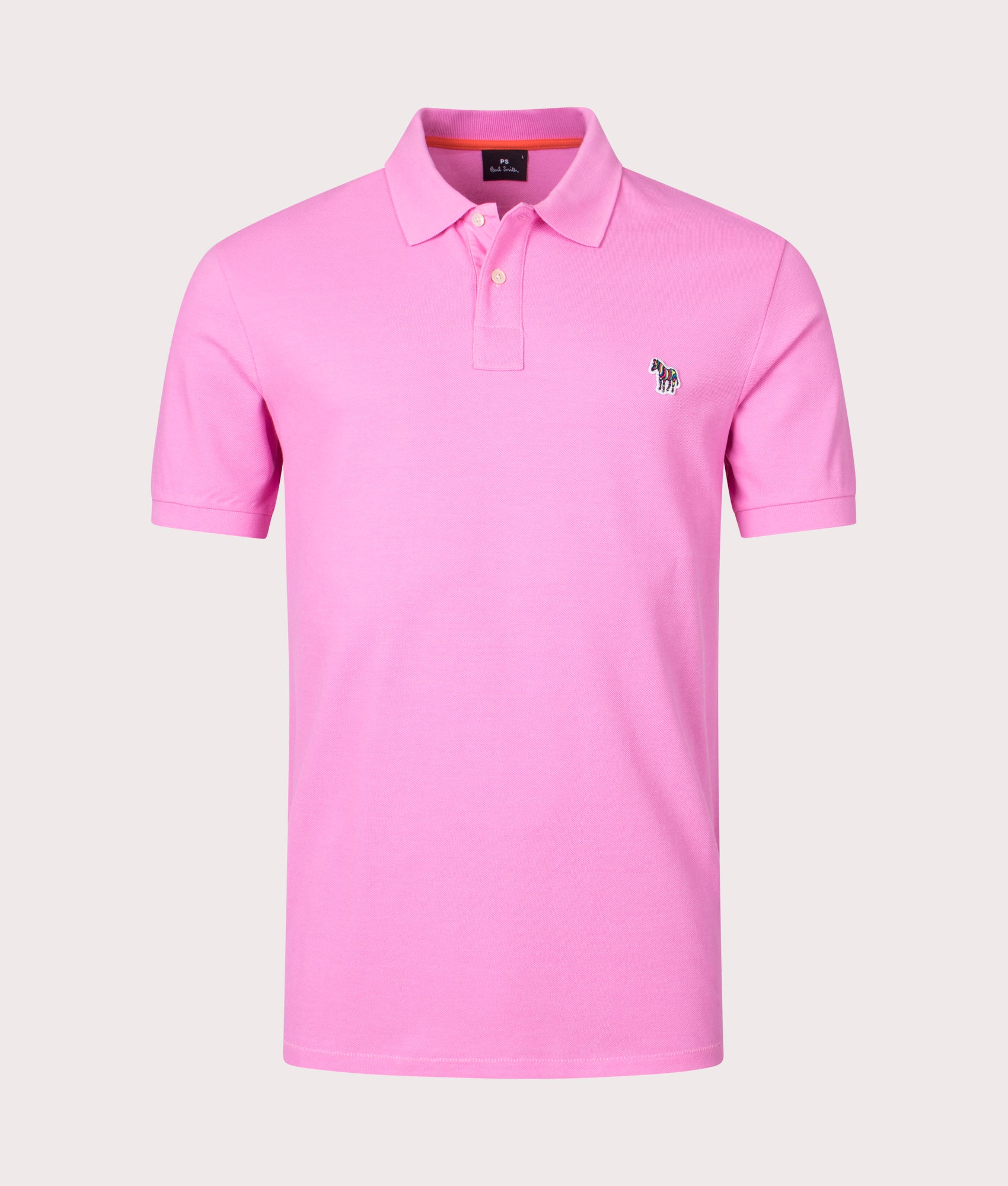 Zebra Logo Polo Shirt Bubblegum/Rasp | PS Paul Smith | EQVVS