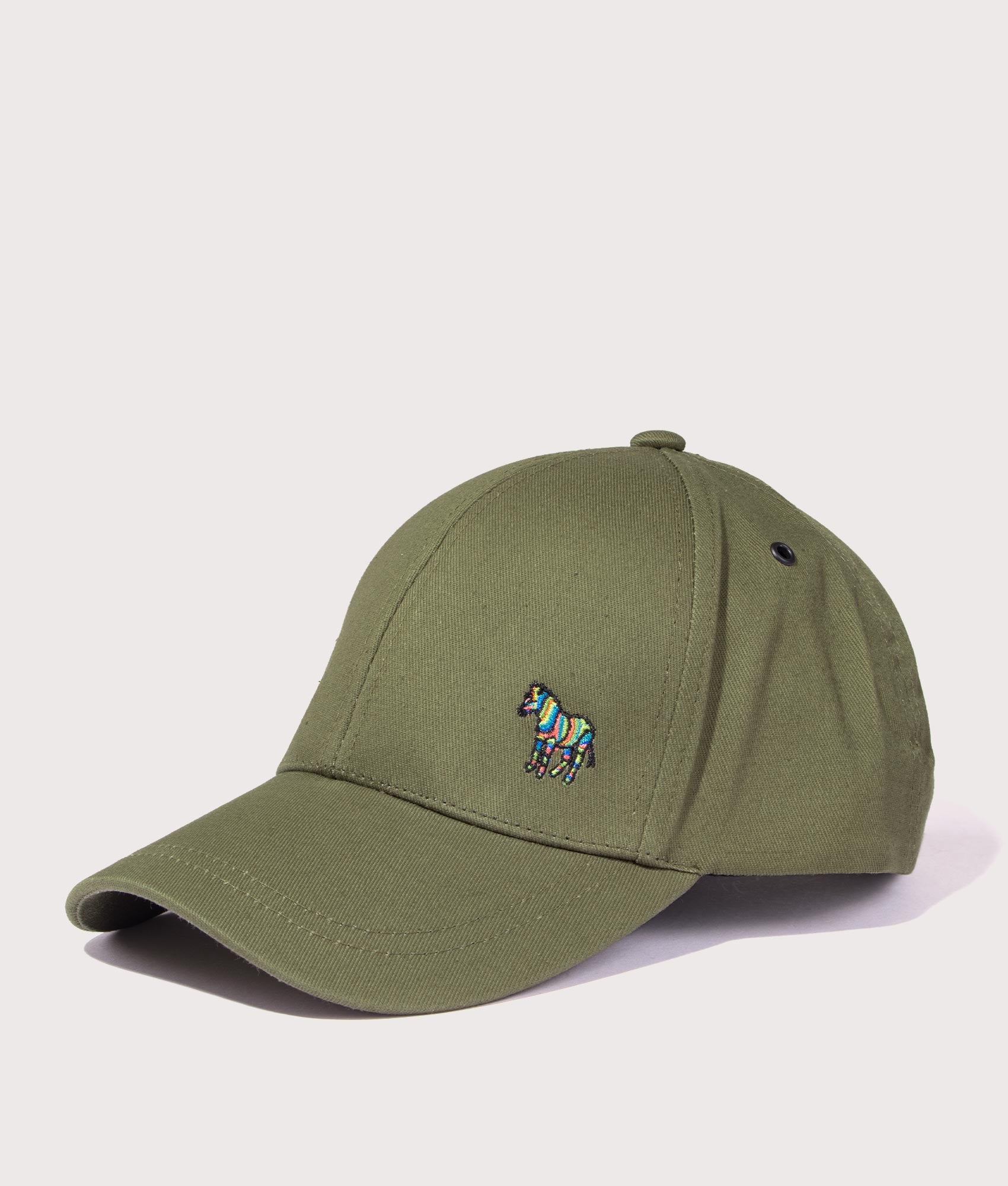 Zebra Logo Baseball Cap Olive Green | PS Paul Smith | EQVVS