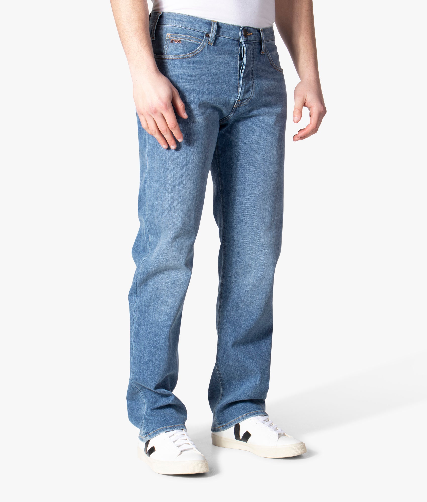 Emporio Armani Regular Fit J21 Jeans Denim Blue | EQVVS