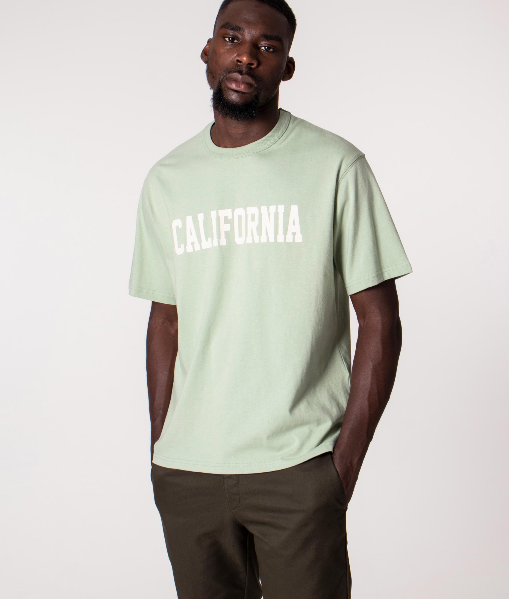 California T-Shirt Light Green | Uniform Bridge | EQVVS