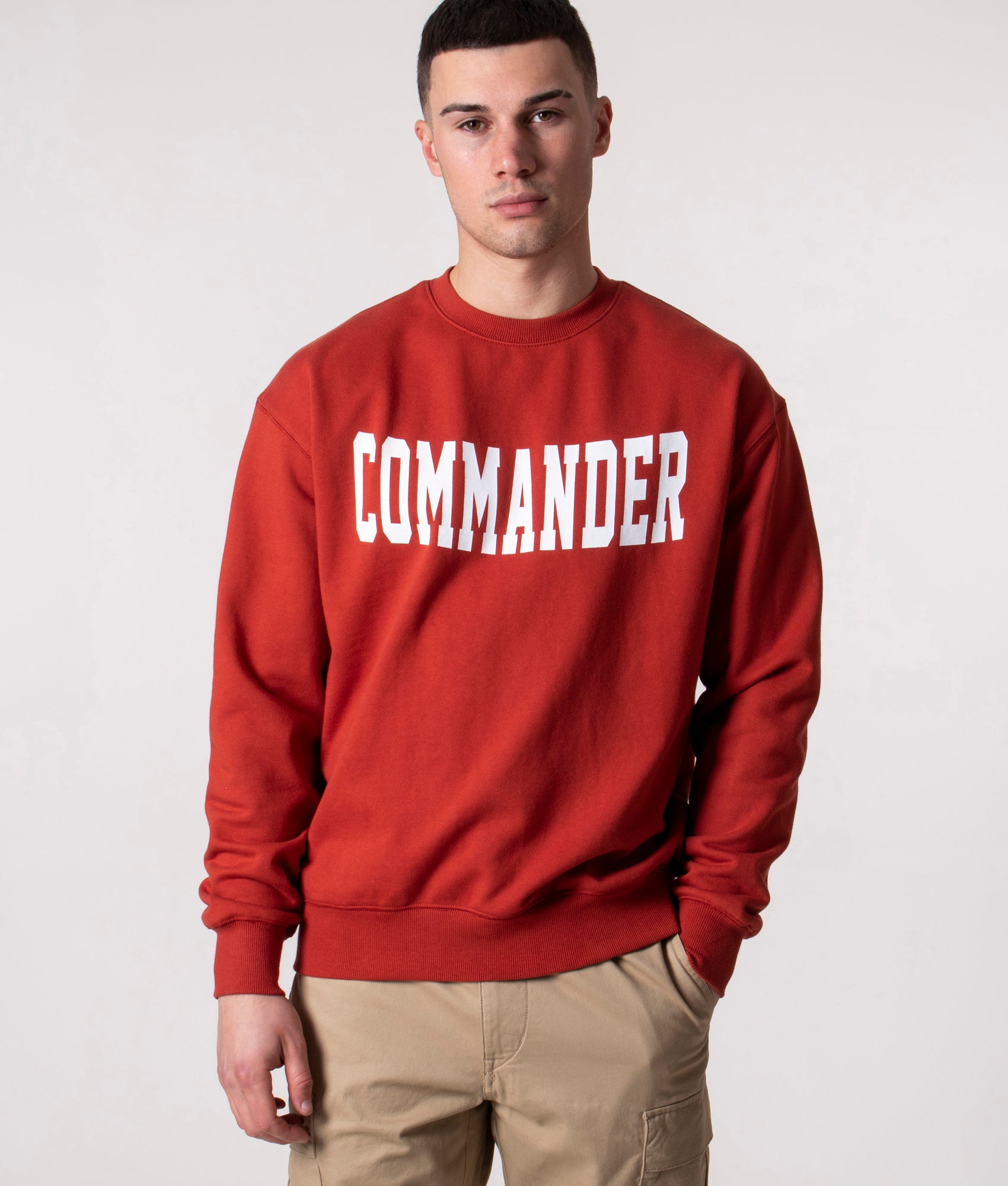 Commander Sweatshirt Orange | Uniform Bridge | EQVVS